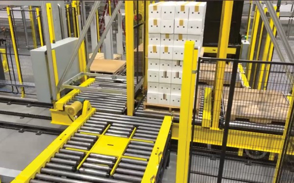 Ice Cream Palletizing System – Alba Manufacturing
