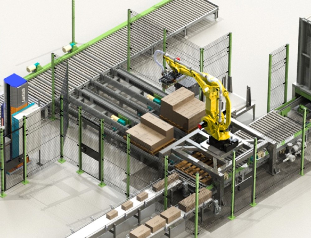 Pallet Stretch Wrap Lines for Spooled Wire Manufacturing – Alba ...