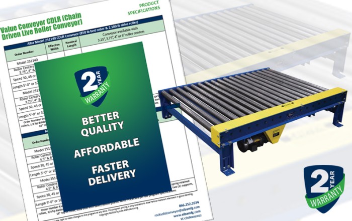 Value Conveyor Program – Alba Manufacturing